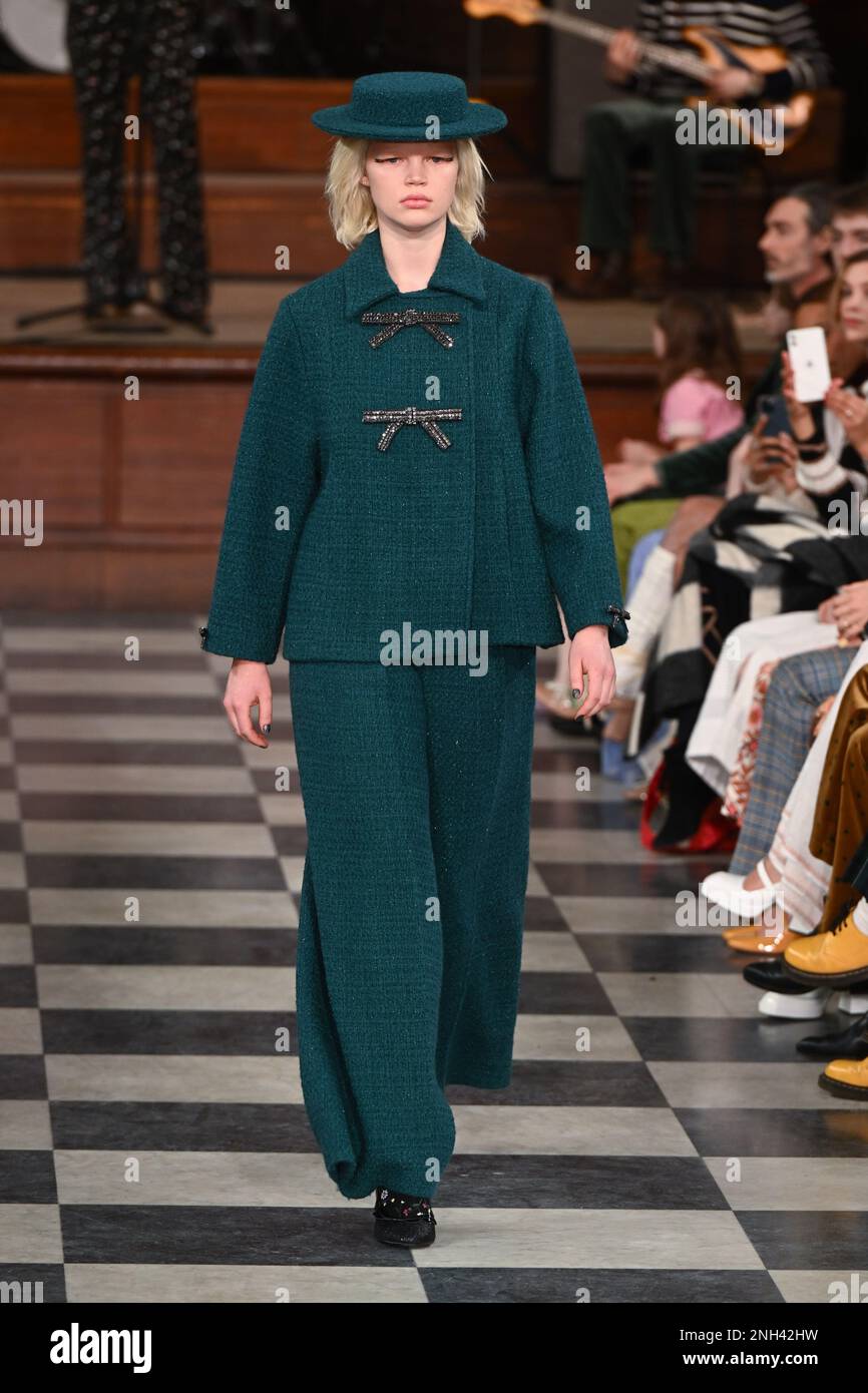 London, UK. 20 February 2023. Models on the catwalk during the Paul ...