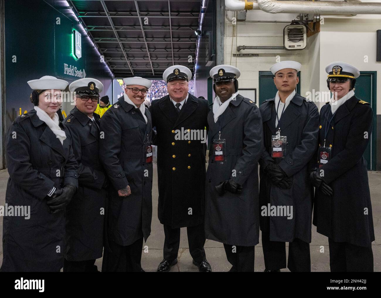 Master Chief Petty Officer of the Navy (MCPON) James Honea takes a ...