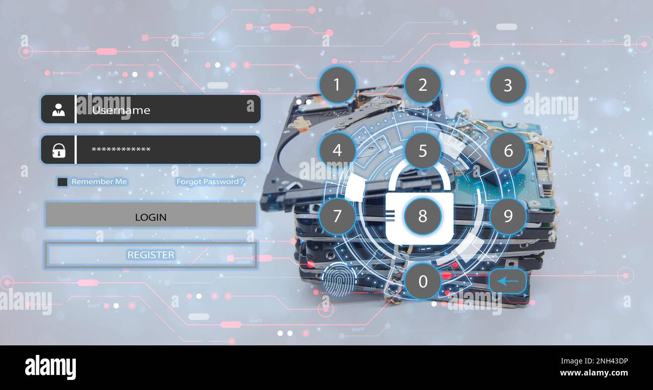 Logins Users Identity Security And Encryption Secure Access To User