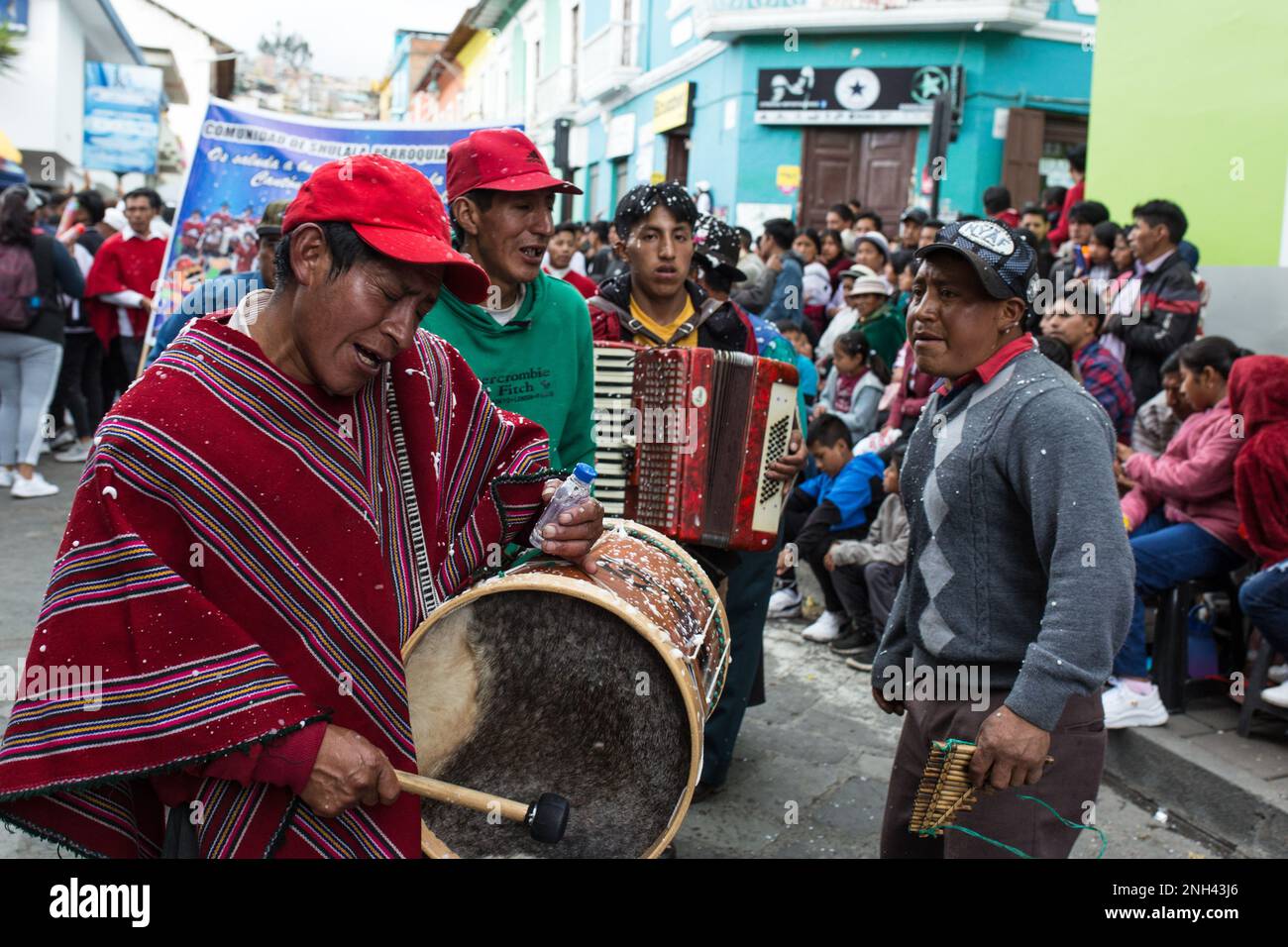 Guaranda, Ecuador. 18th Feb, 2023. The Guaranda Carnival coincides with ...