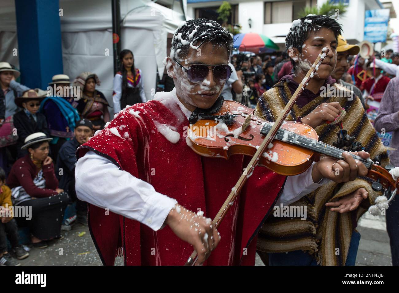 Guaranda, Ecuador. 18th Feb, 2023. The Guaranda Carnival coincides with ...