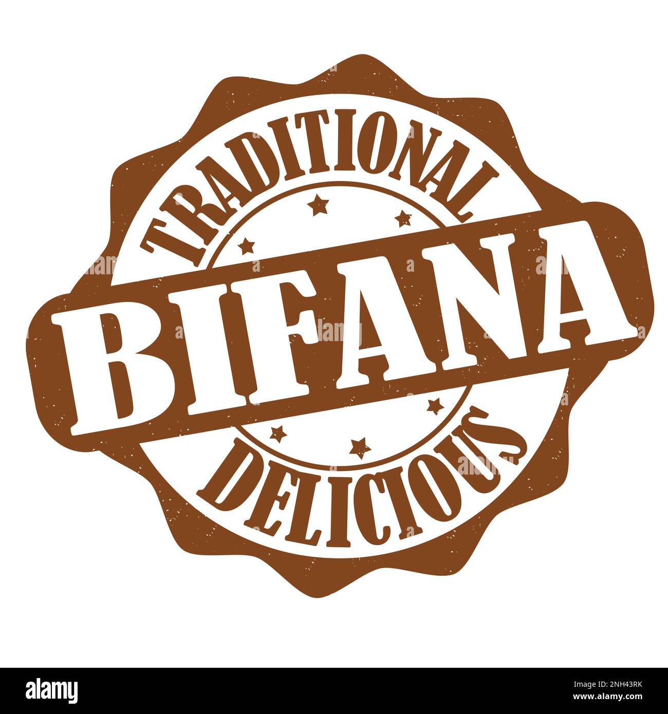 Bifana label or stamp on white background, vector illustration Stock ...