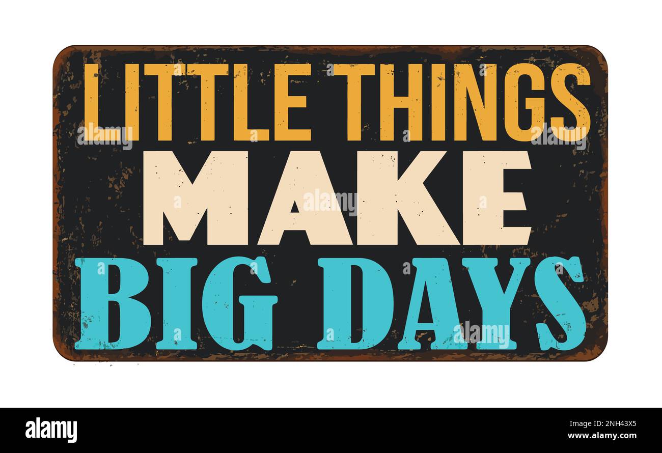 Little big things Cut Out Stock Images & Pictures - Alamy