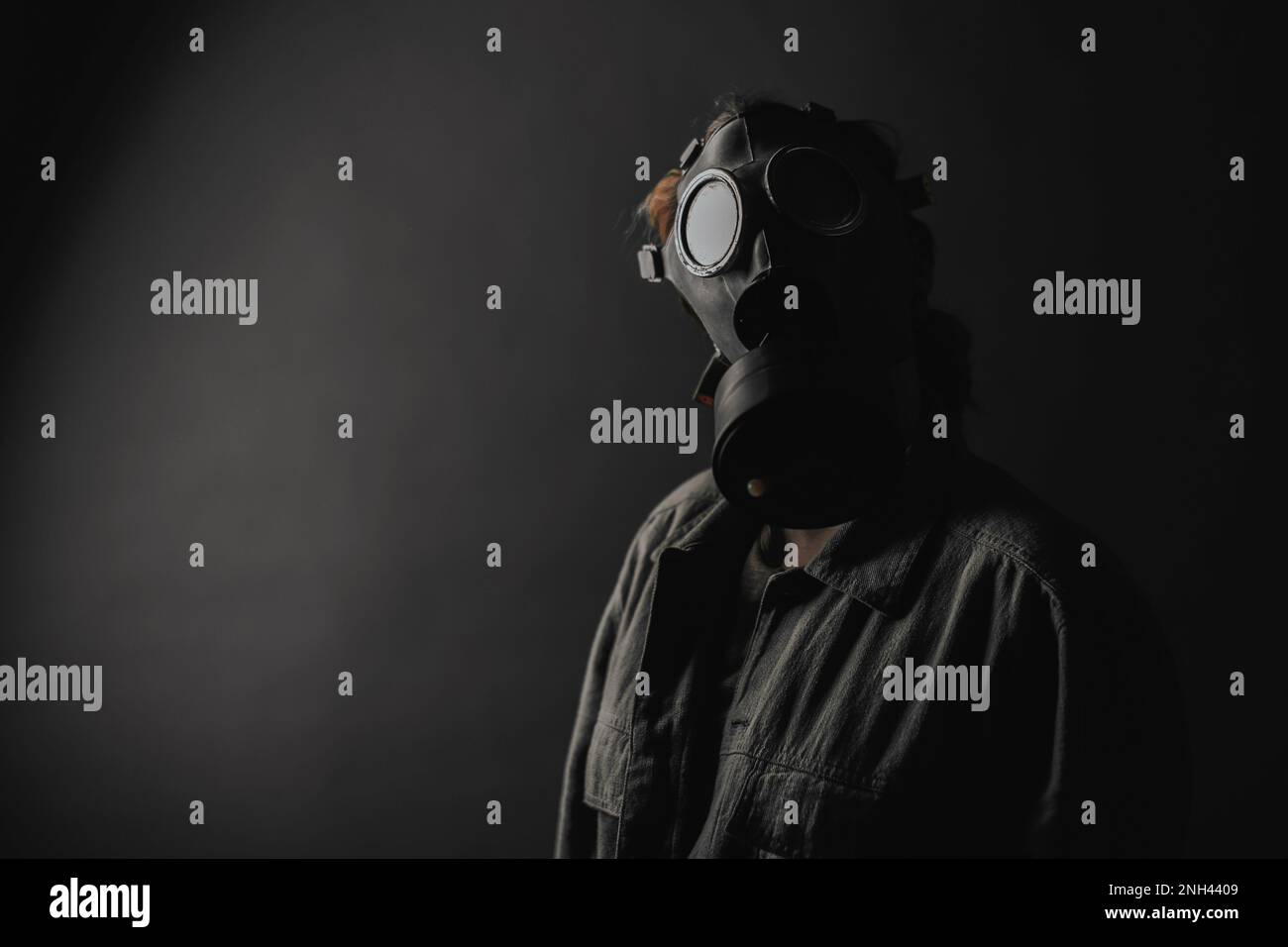 Photo of a military in a gas mask, apocalypse, nuclear weapons, atomic ...