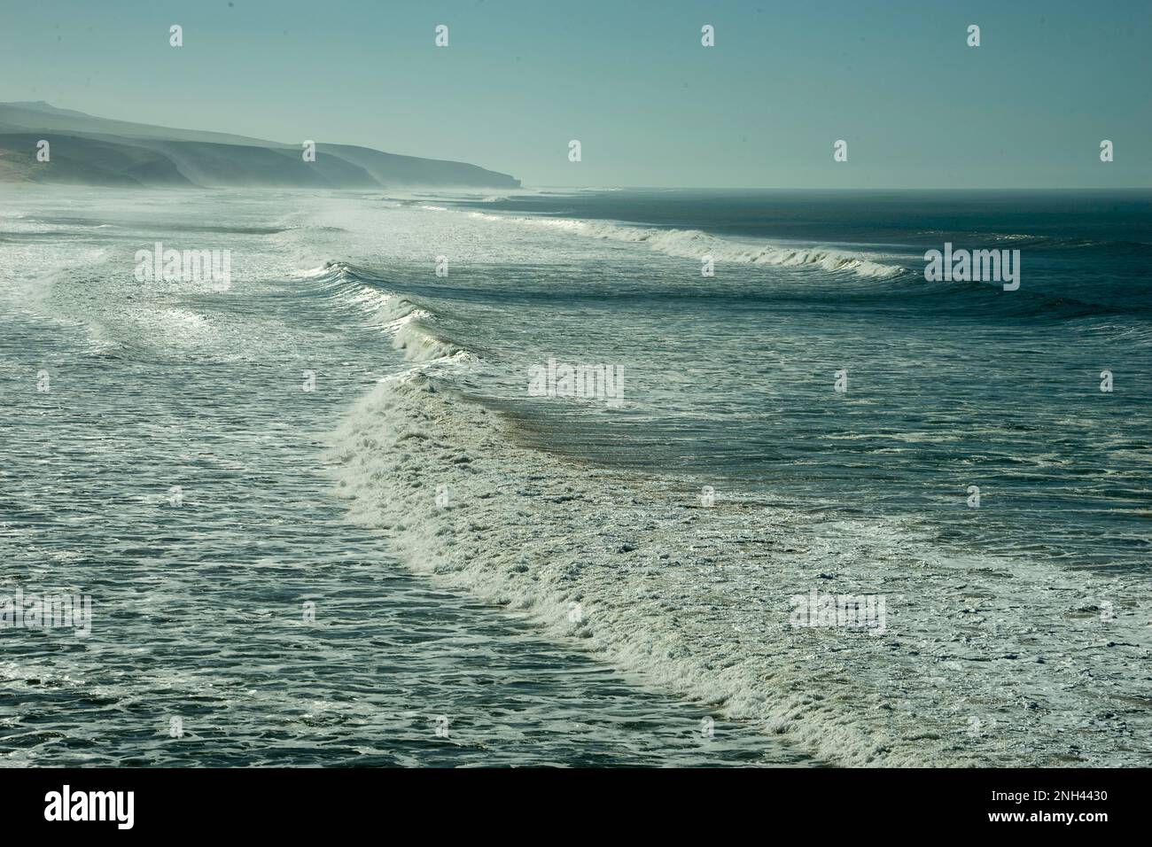 waves of the atlantic ocean in Morocco Stock Photo - Alamy
