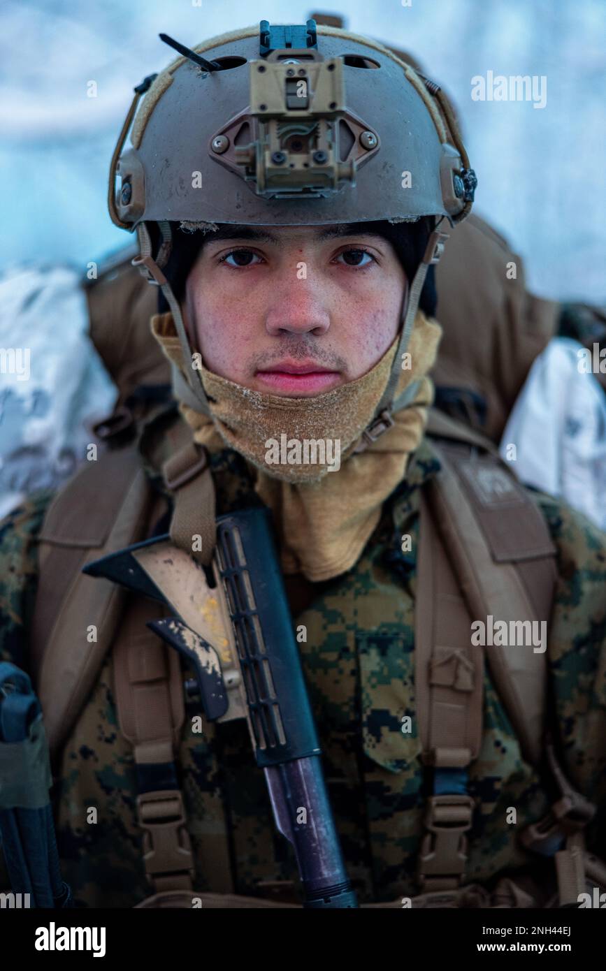 U.S. Marine Corps Cpl. Sami Shaw, a reconnaissance Marine with 2d ...