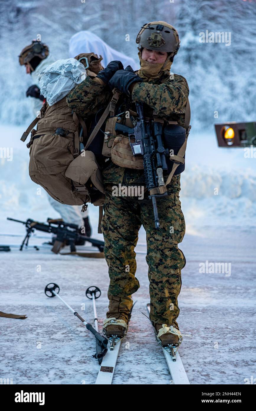 A U.S. Marine with 2d Reconnaissance Battalion, 2d Marine Division ...
