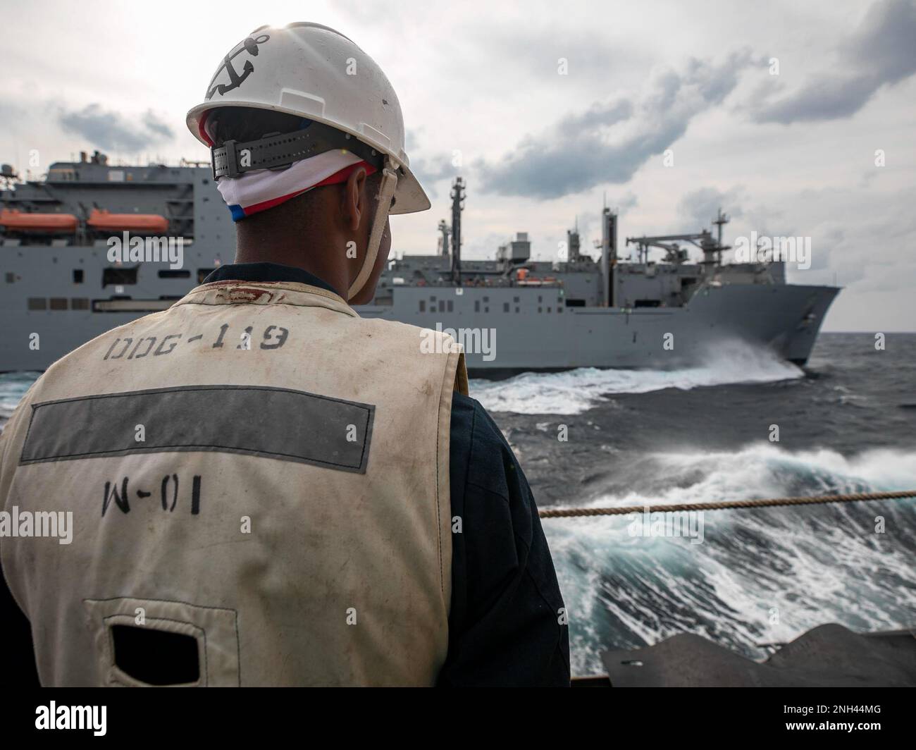 221210-N-UL352-1174 ARABIAN GULF (Dec. 10, 2022) Lt. j.g. Brandon Del ...