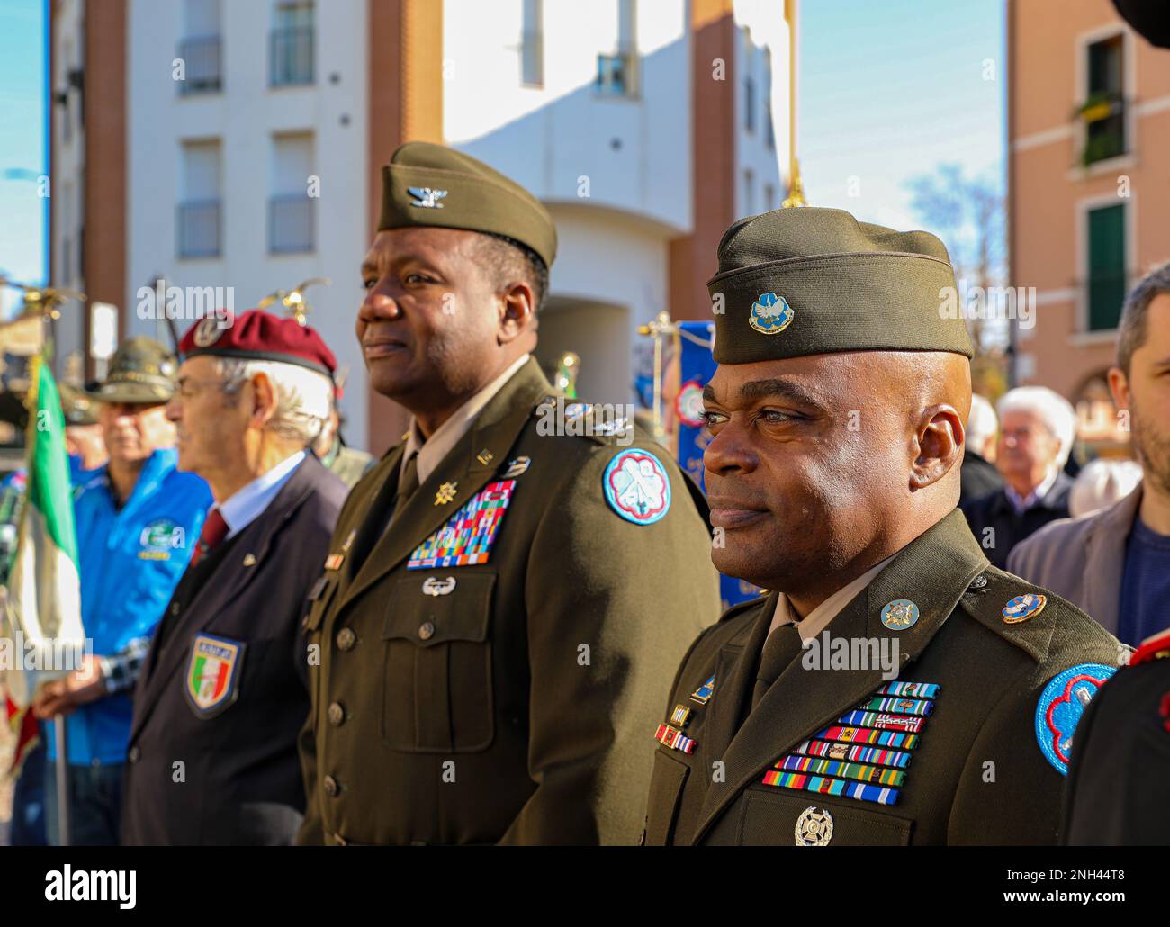 Col. Mark Denton and Sgt. Maj. Maurice Parker attended Arcugnano's ...