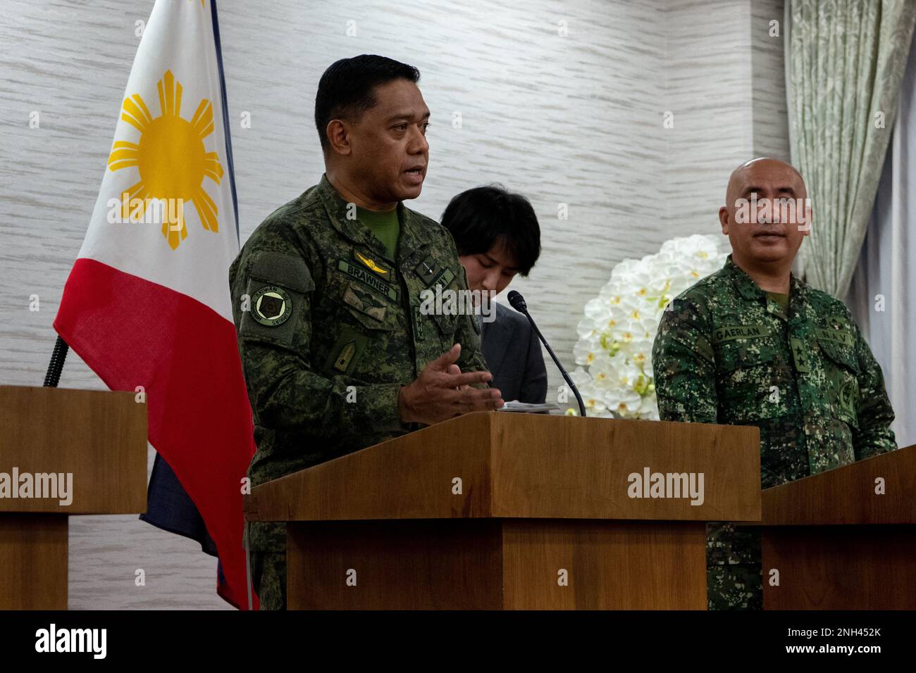 The Commanding General of the Philippine Army, Lt. Gen. Romeo Brawner ...