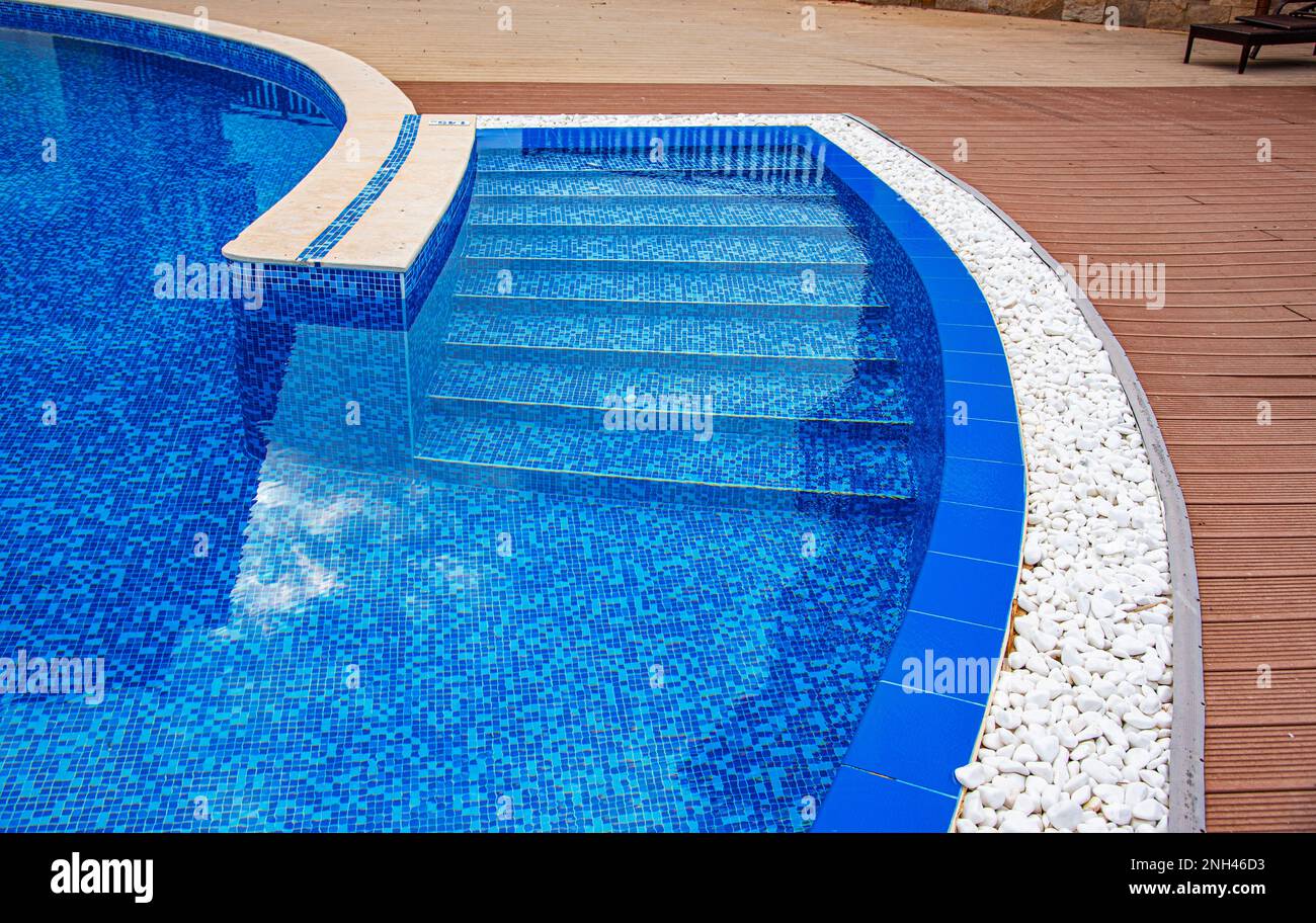 Elements of a swimming pool Stock Photo - Alamy