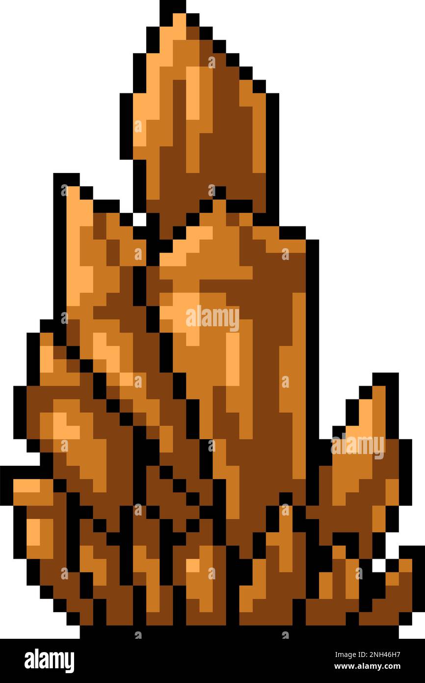 pixel art of raw gemstone jewelry Stock Vector Image & Art - Alamy