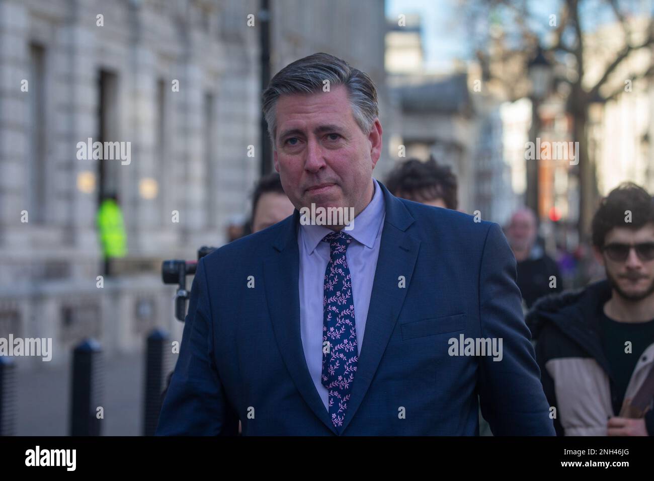 London, England, UK. 20th Feb, 2023. 1922 Committee Chair Sir GRAHAM ...