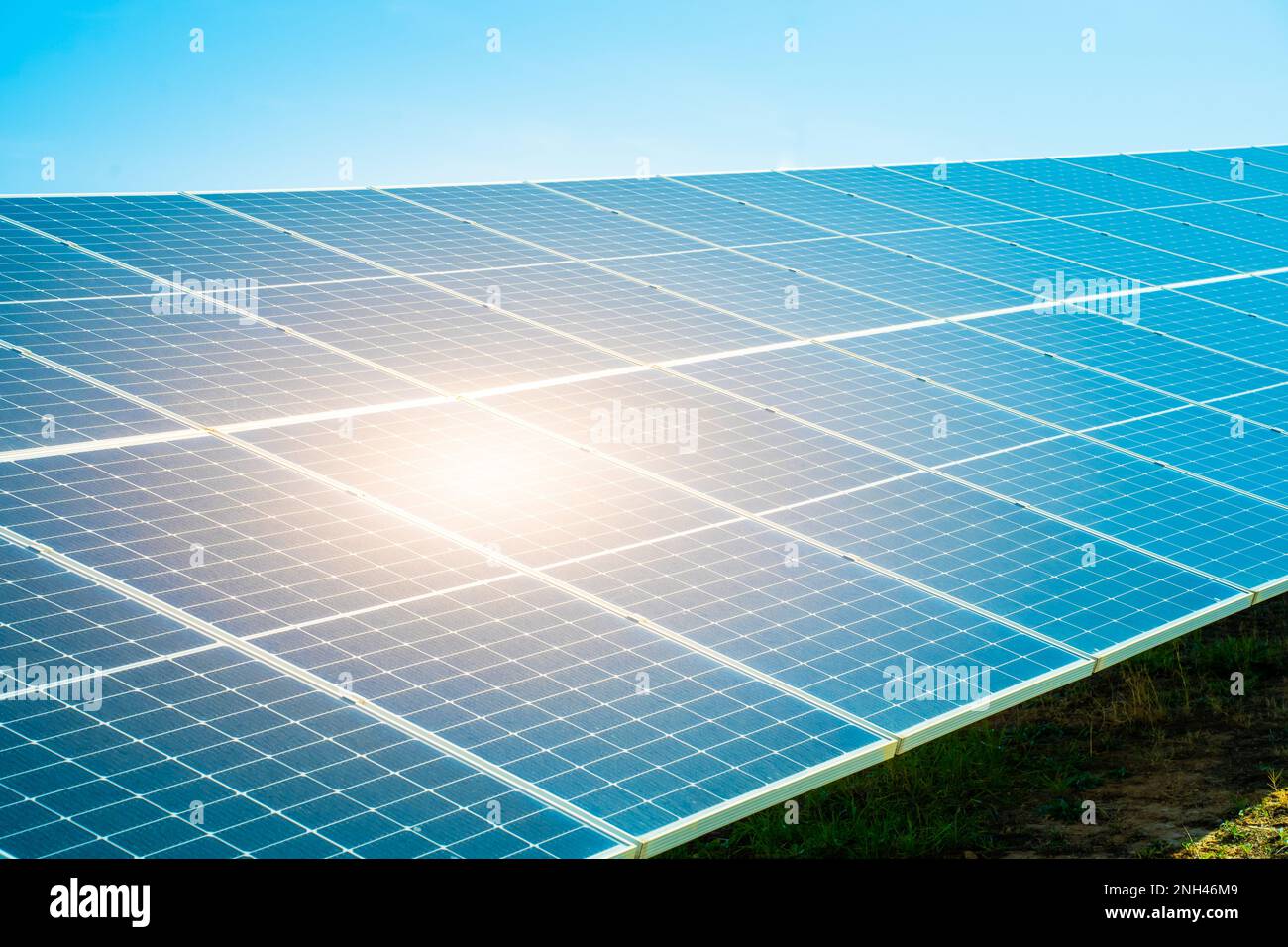 Renewable and sustainable energy production with solar panels system ...