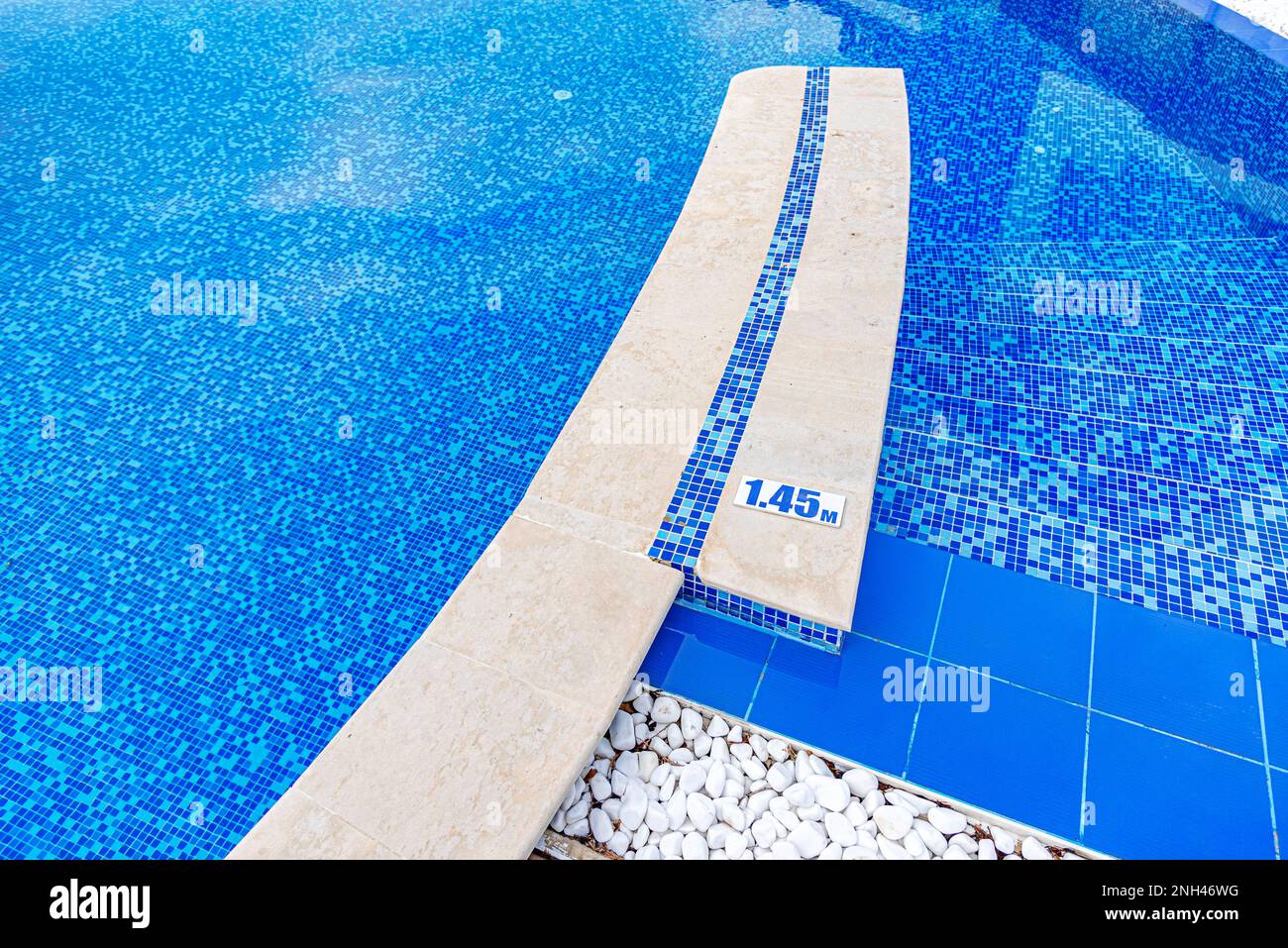 Elements of a swimming pool Stock Photo - Alamy