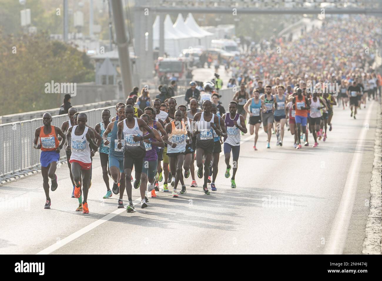 ISTANBUL, TURKEY - NOVEMBER 06, 2022: Athletes running in 44. Istanbul ...