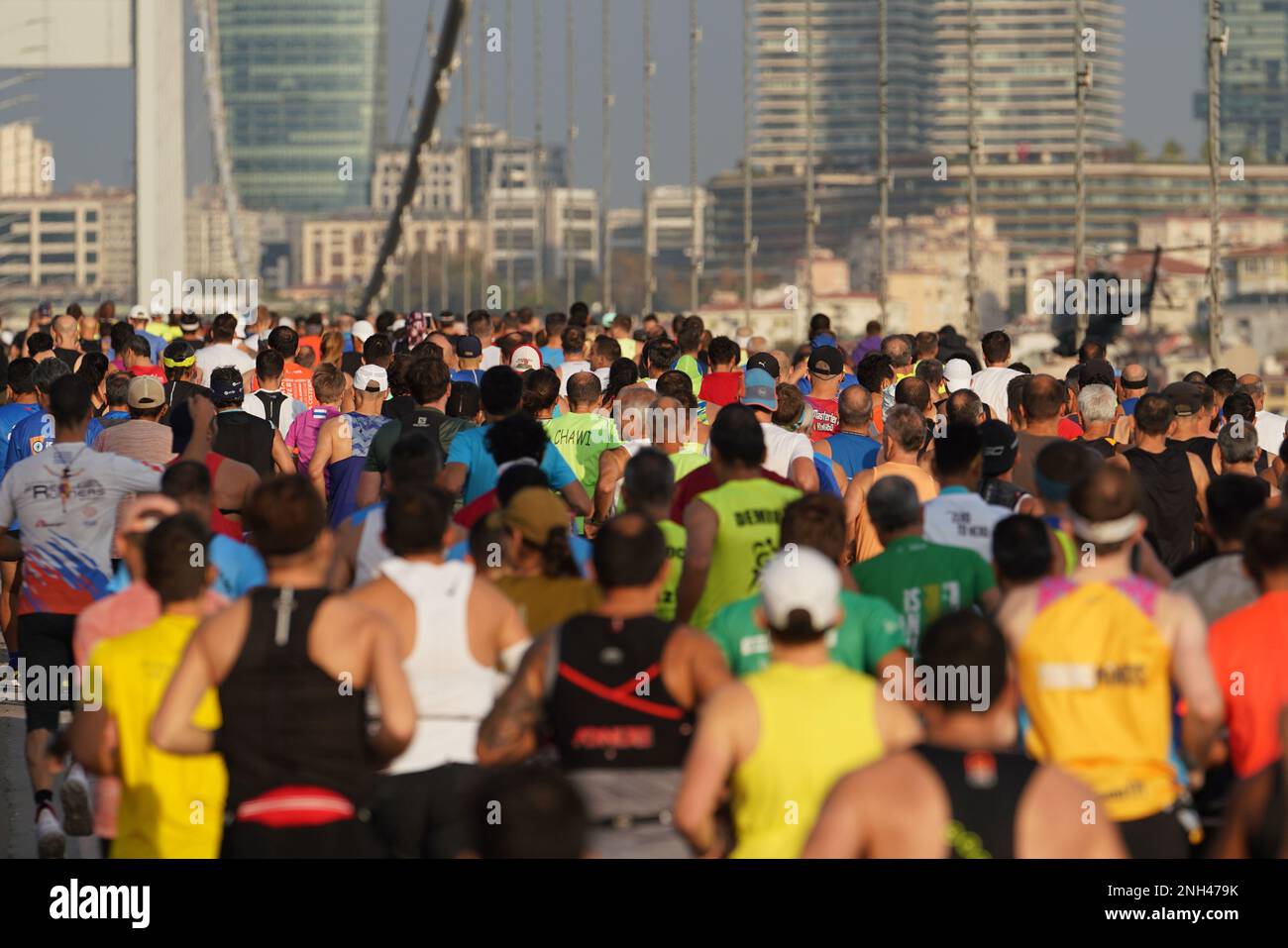 ISTANBUL, TURKEY - NOVEMBER 06, 2022: Athletes running in 44. Istanbul ...