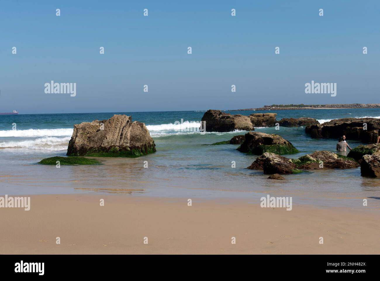 Some of the caves at Caves Beach NSW, Australia at low tide (Photo by ...