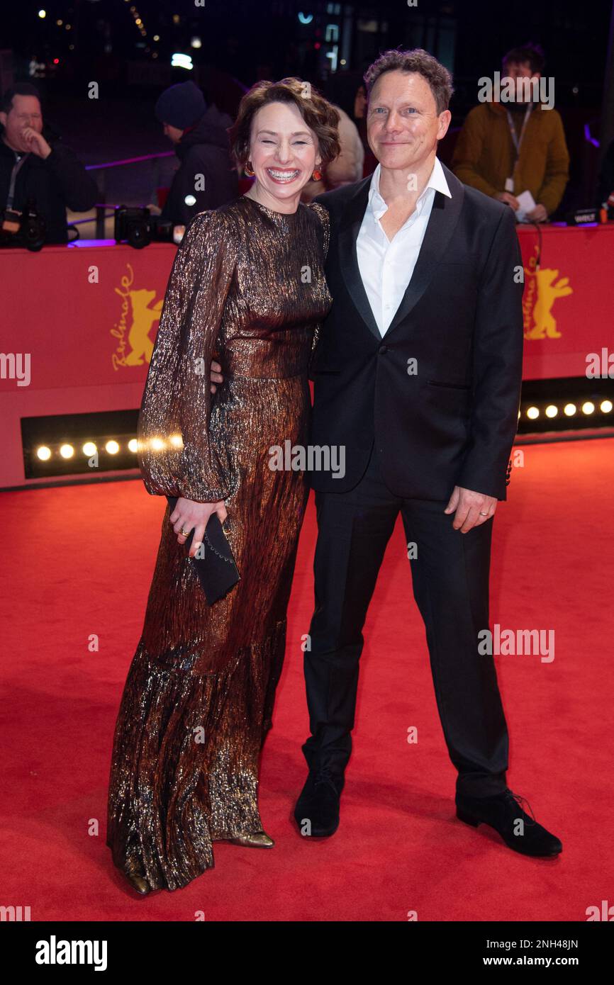 Berlin, Germany. 20th Feb, 2023. Oscar Pearce and Ellie Pearce ...