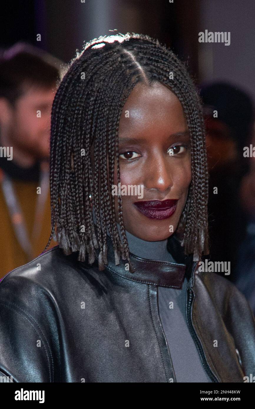 Kayije Kagame attending the Golda Premiere as part of the 73rd Berlin ...