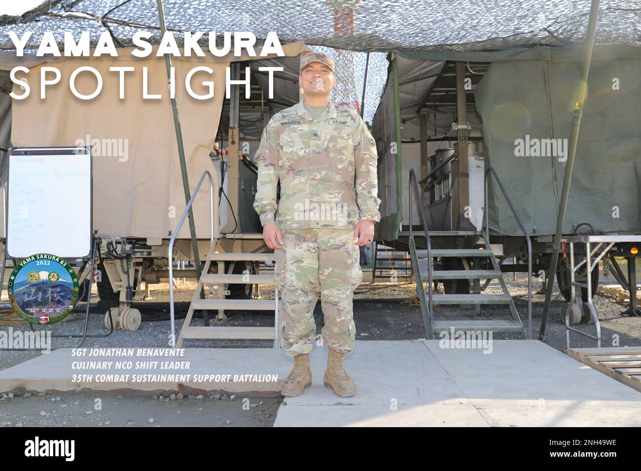 U.S. Army Sgt. Jonathan Benavente is a Culinary Shift Leader with the ...