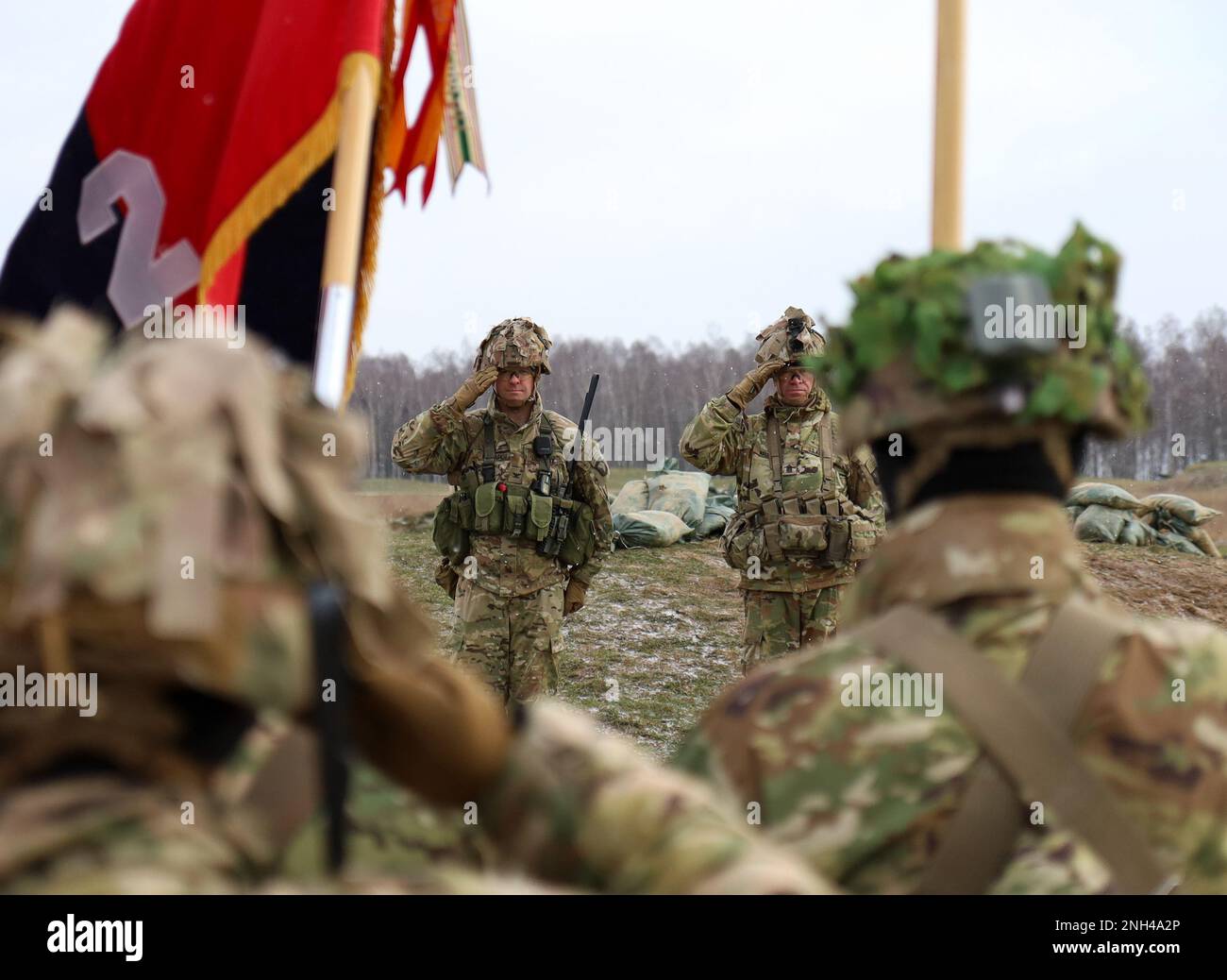 Soldiers assigned to the 2nd Brigade Combat Team held the Gander ...