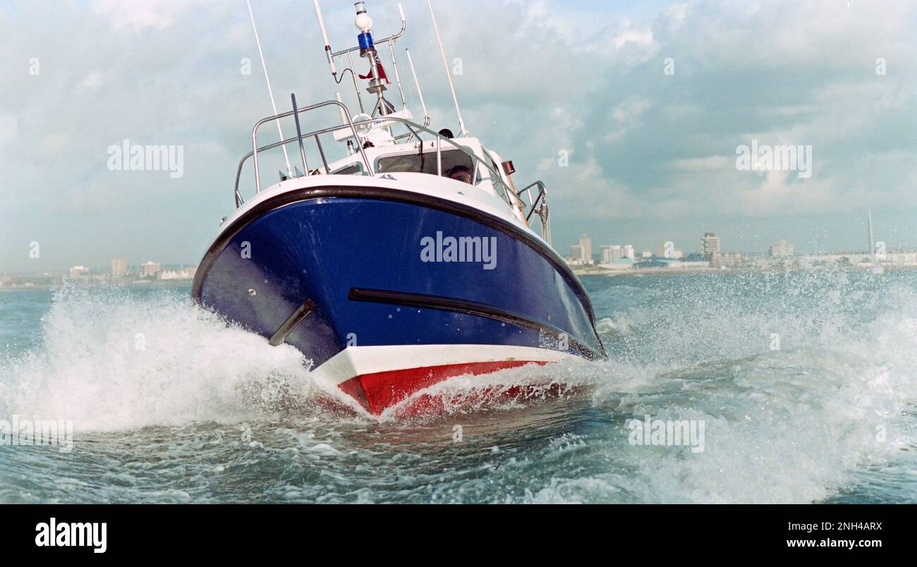 A patrol launch of the Marine Unit of Hampshire Constabulary Marine ...