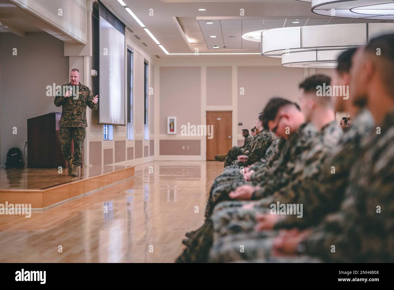 U.S. Marine Corps Brig. Gen. Michael E. McWilliams, the commanding ...