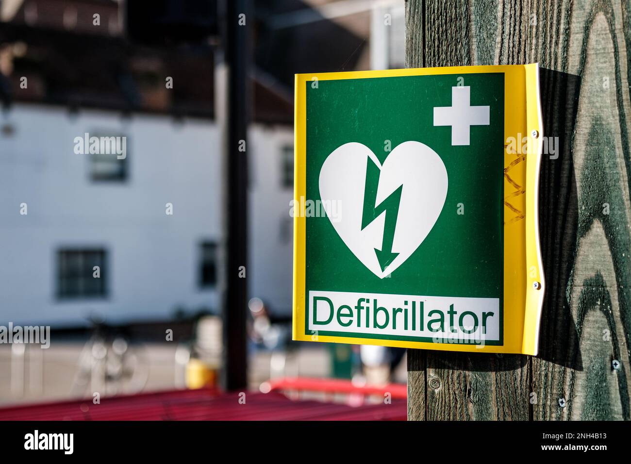 Epsom, Surrey, London UK, February 19 2023, Portable High Street ...