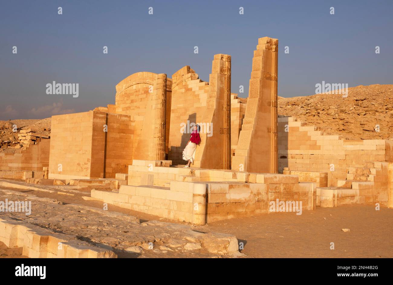 Southern Court Temple Ruin, Sakkara Necropolis, al-Jiza Governorate ...