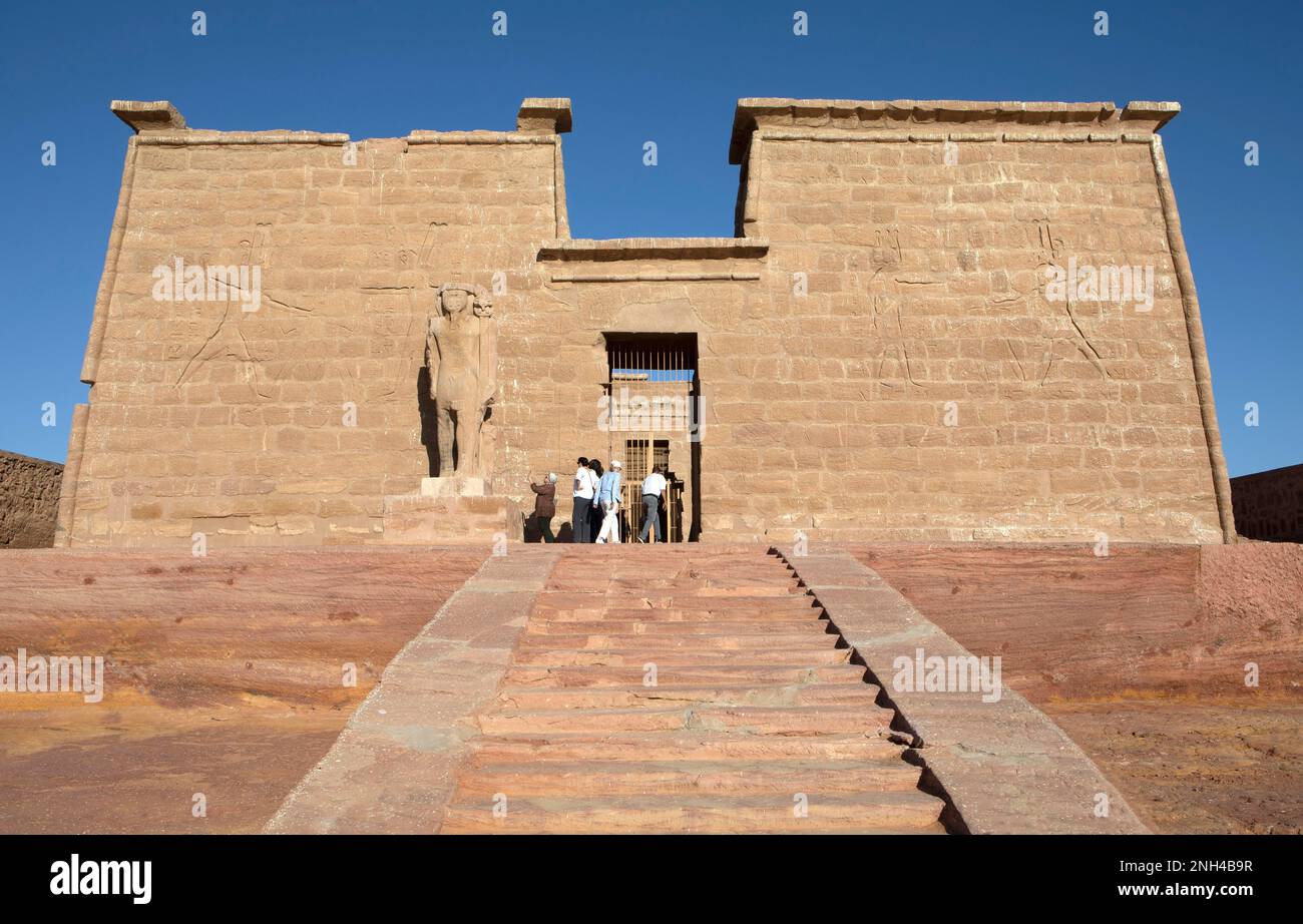 Wadi Al-Sebua Temple, Aswan, Egypt Stock Photo - Alamy