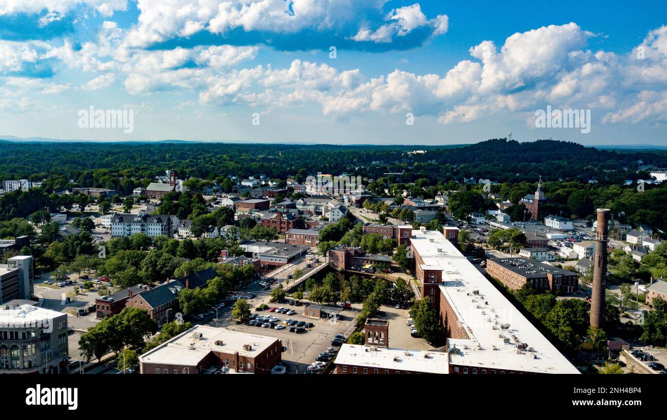 Aerial Seacoast NH Stock Photo - Alamy