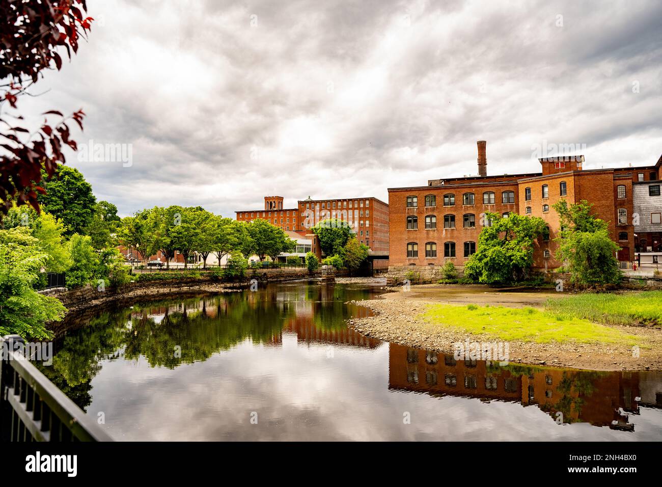 Aerial Seacoast NH Stock Photo - Alamy