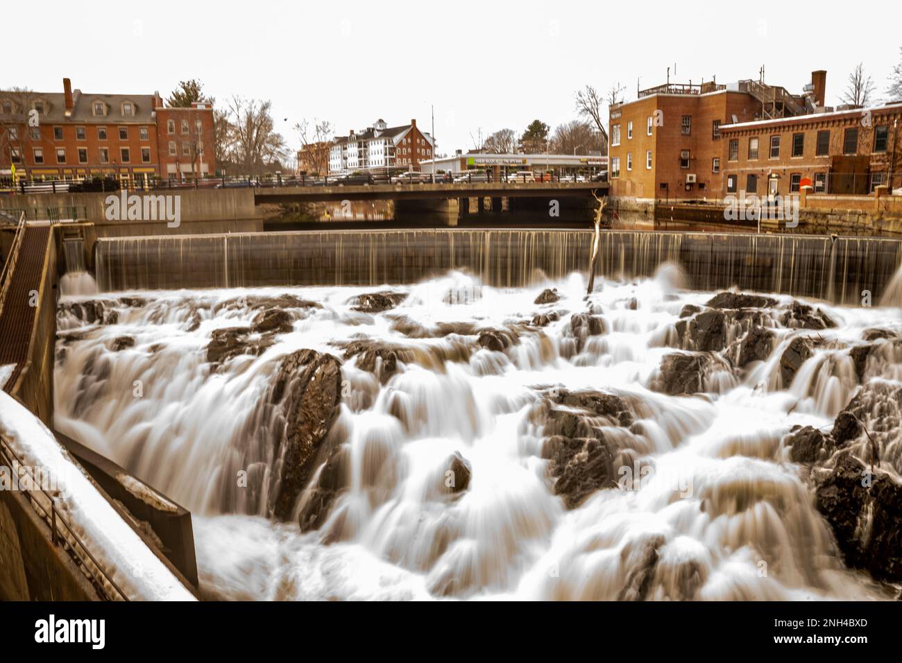 Aerial Seacoast NH Stock Photo - Alamy