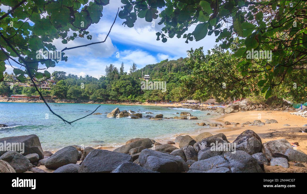 Photo of Leam Sing Beach on the Thai holiday island of Phuket by day in ...