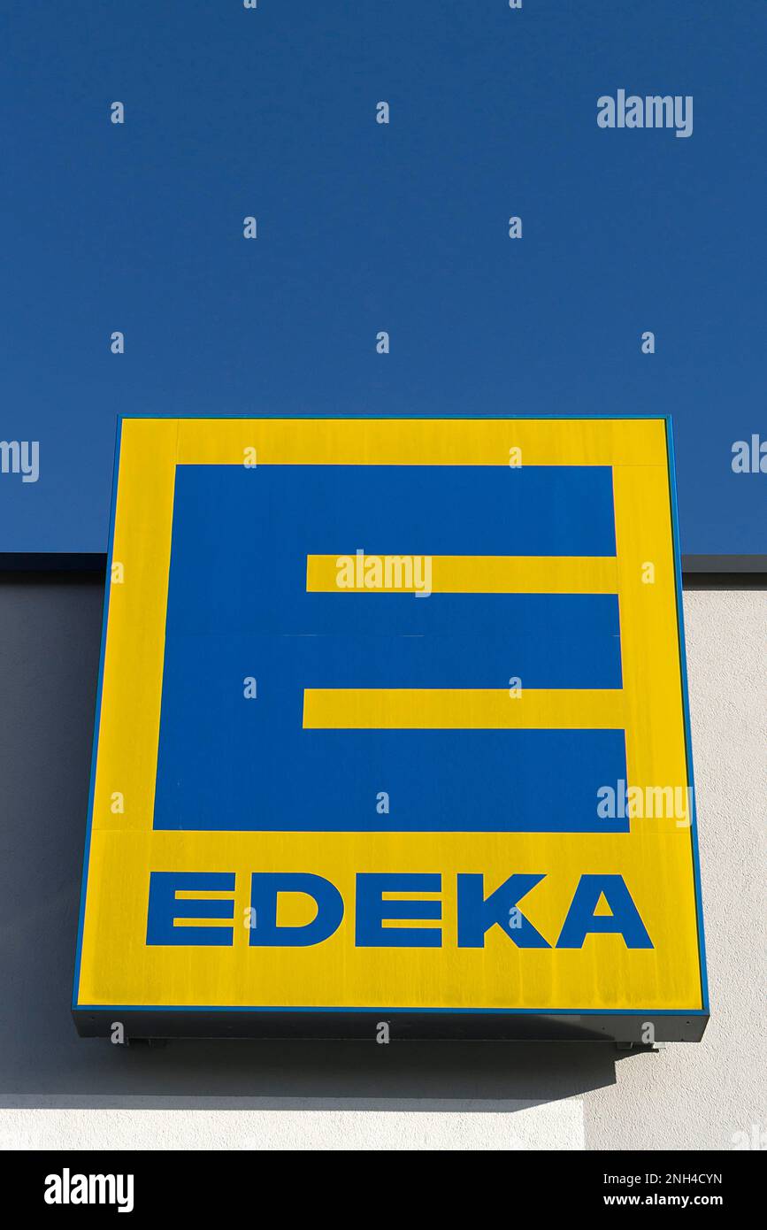 Edeka logo hi-res stock photography and images - Alamy