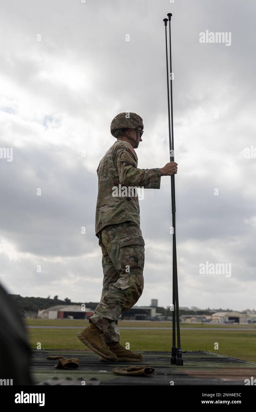 U.S. Army Spc. Dylan Terrell, a patriot launching operator-maintainer ...