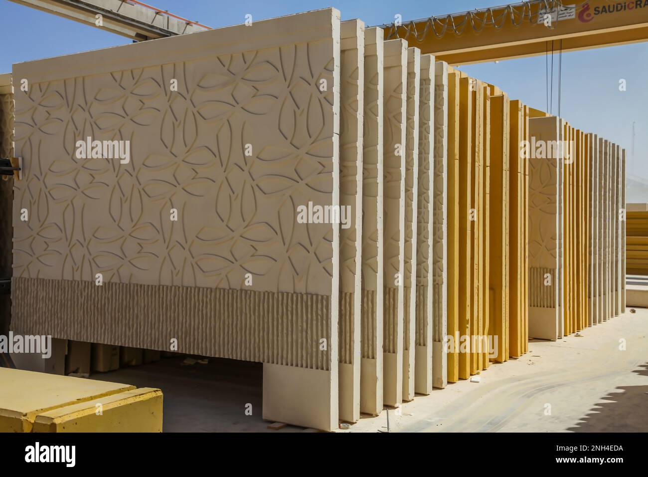 Precast concrete walls in element stock Stock Photo - Alamy