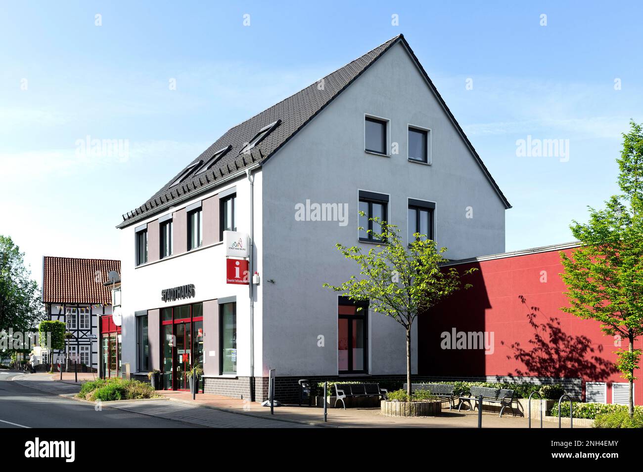 Town Hall, Municipal Administration Building with Tourist Information ...
