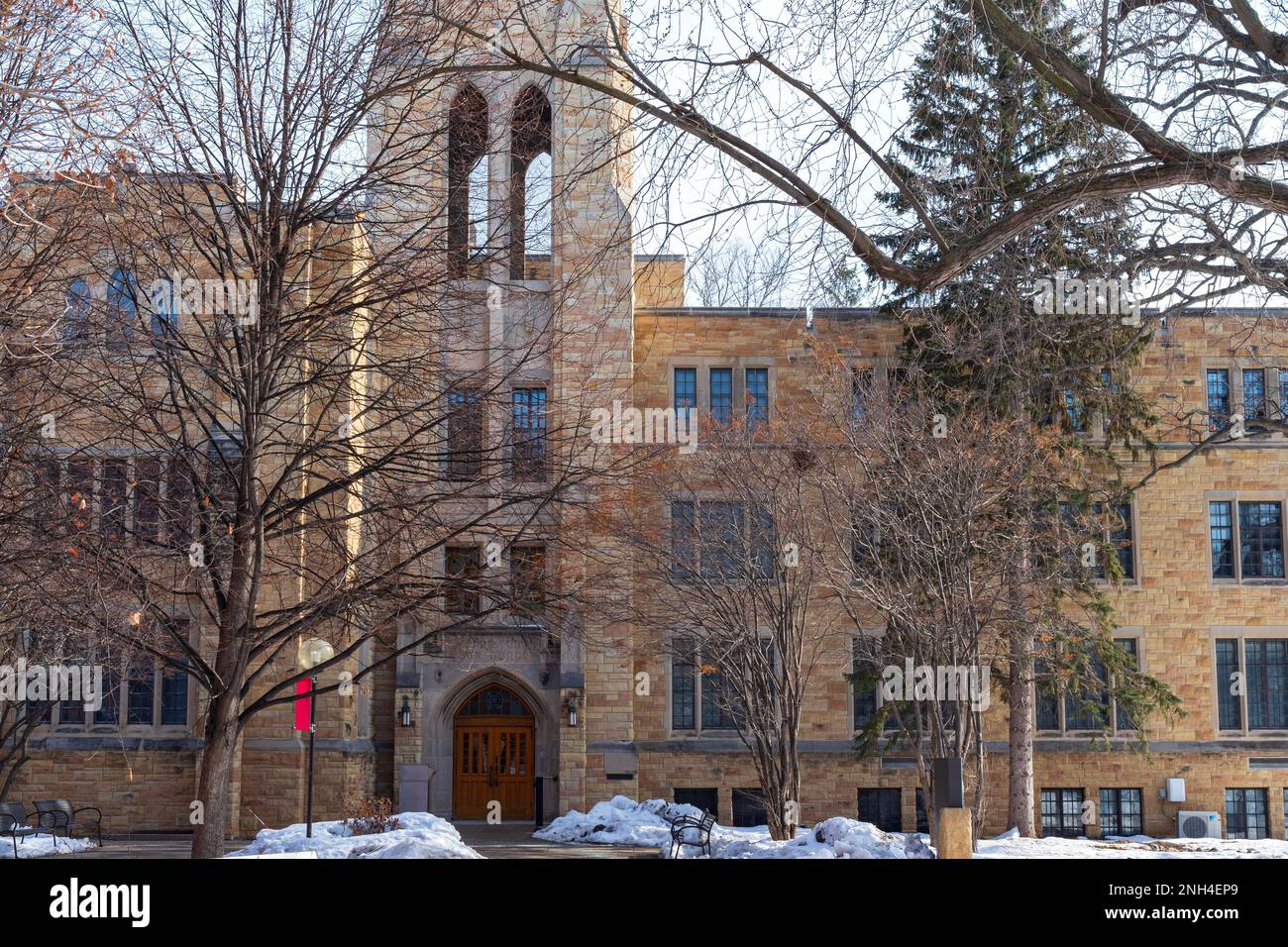 landmark seminary hall building containing library, faculty offices and ...