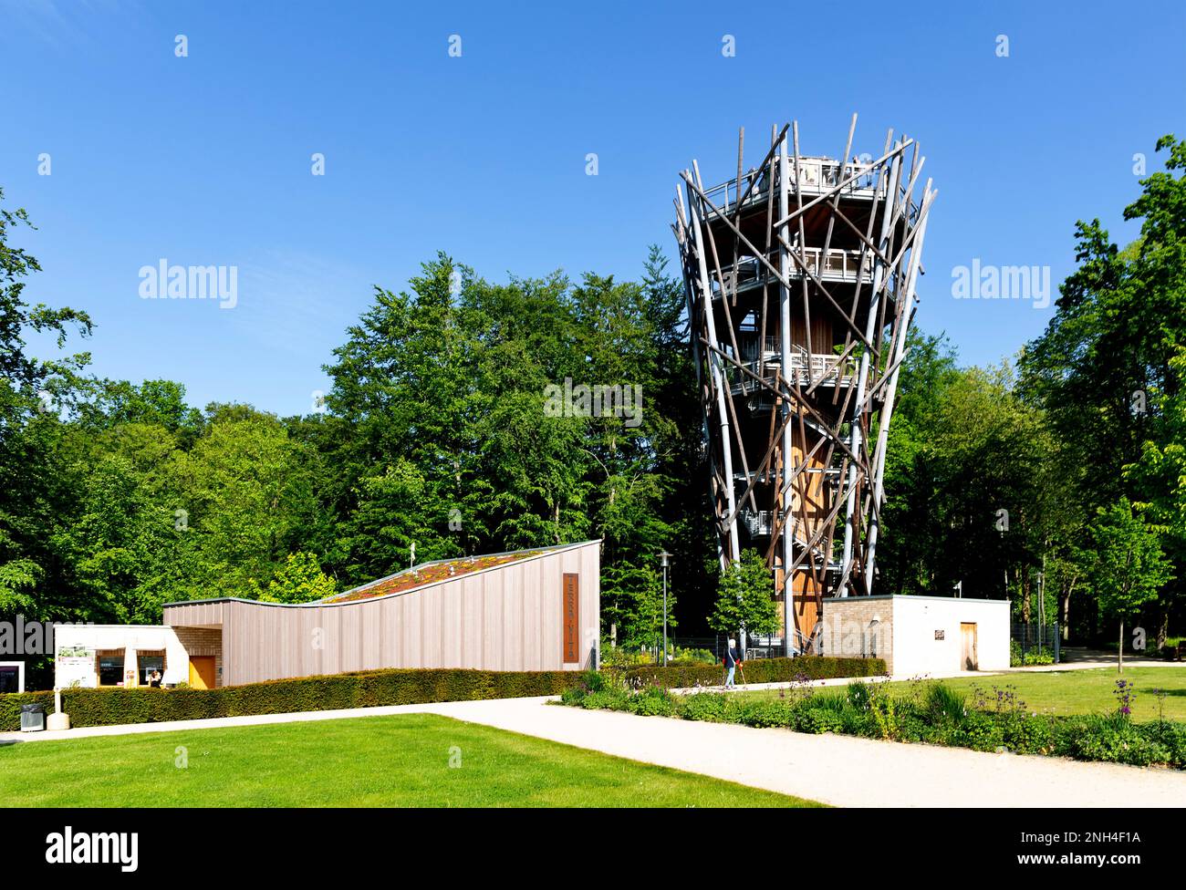 Treetop path, observation and access tower, State Horticultural Show ...