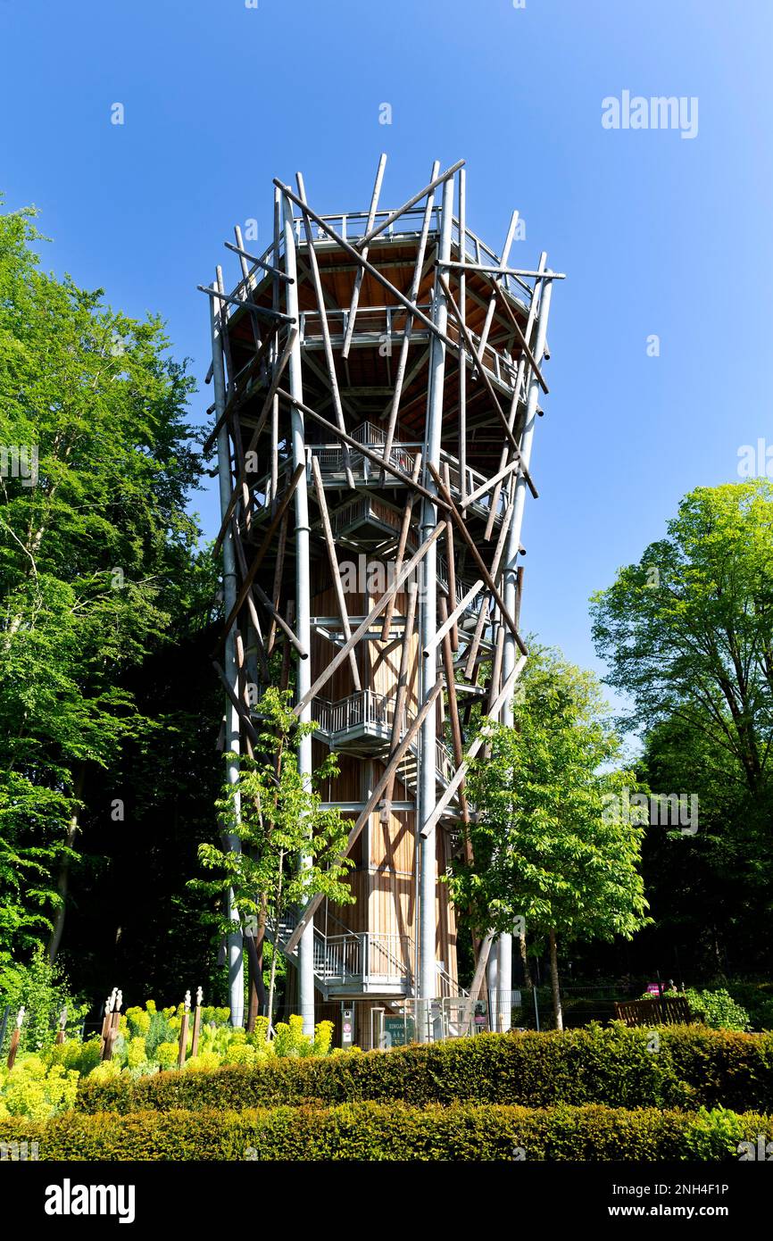 Treetop path, observation and access tower, State Horticultural Show ...