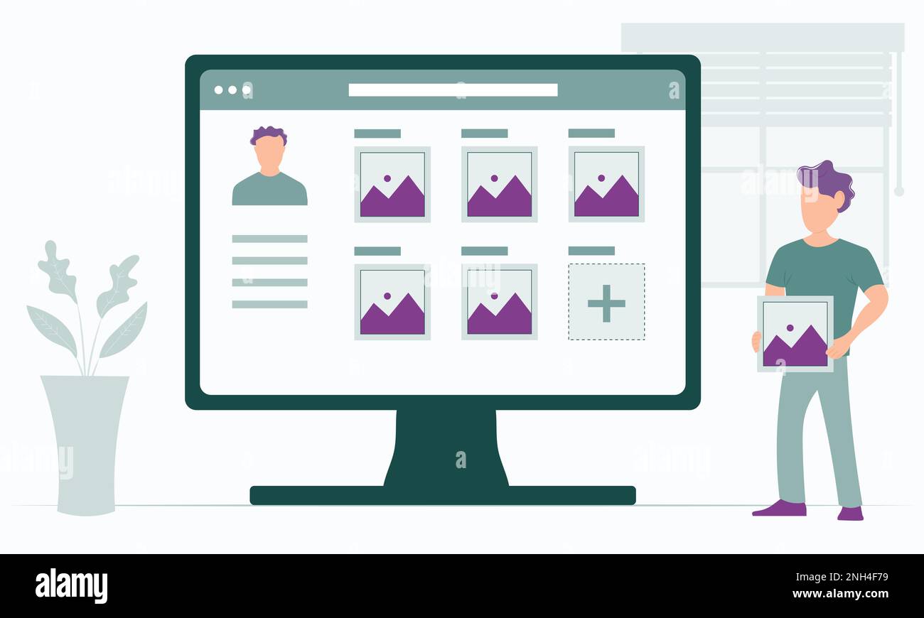 Digital image creation Stock Vector Images - Alamy