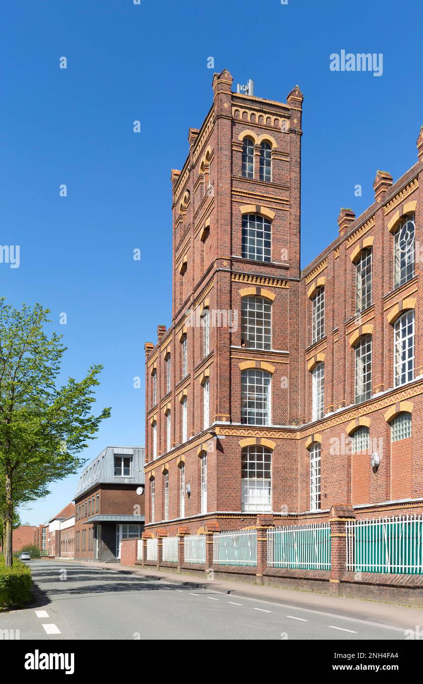 Fabrication plant of the Huesker spinning mill, Gescher, Muensterland ...