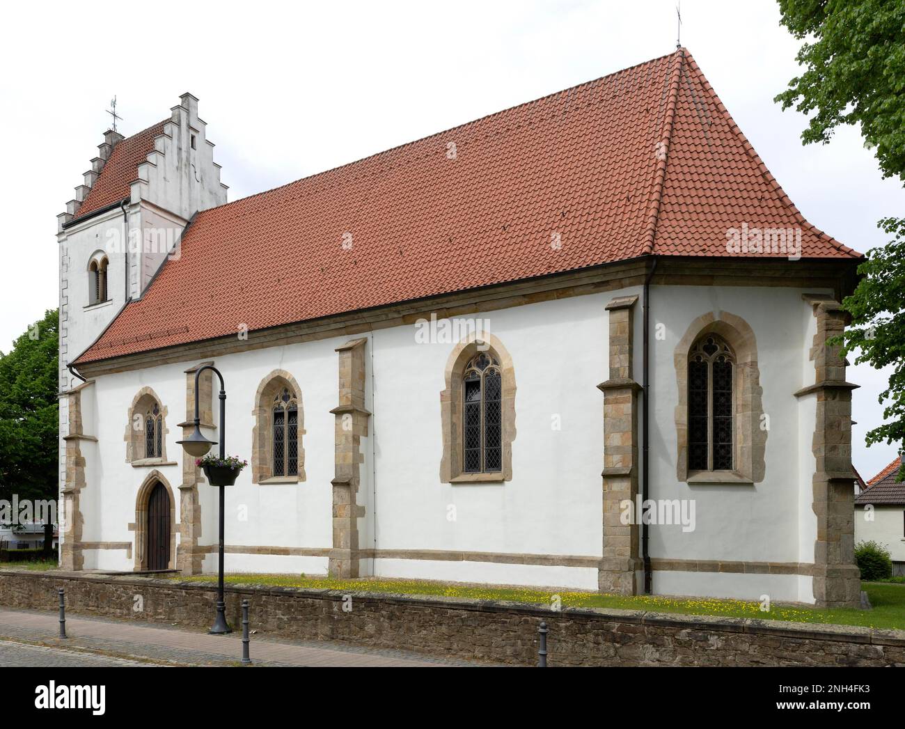 Protestant Church, Mettingen, Muensterland, North Rhine-Westphalia ...