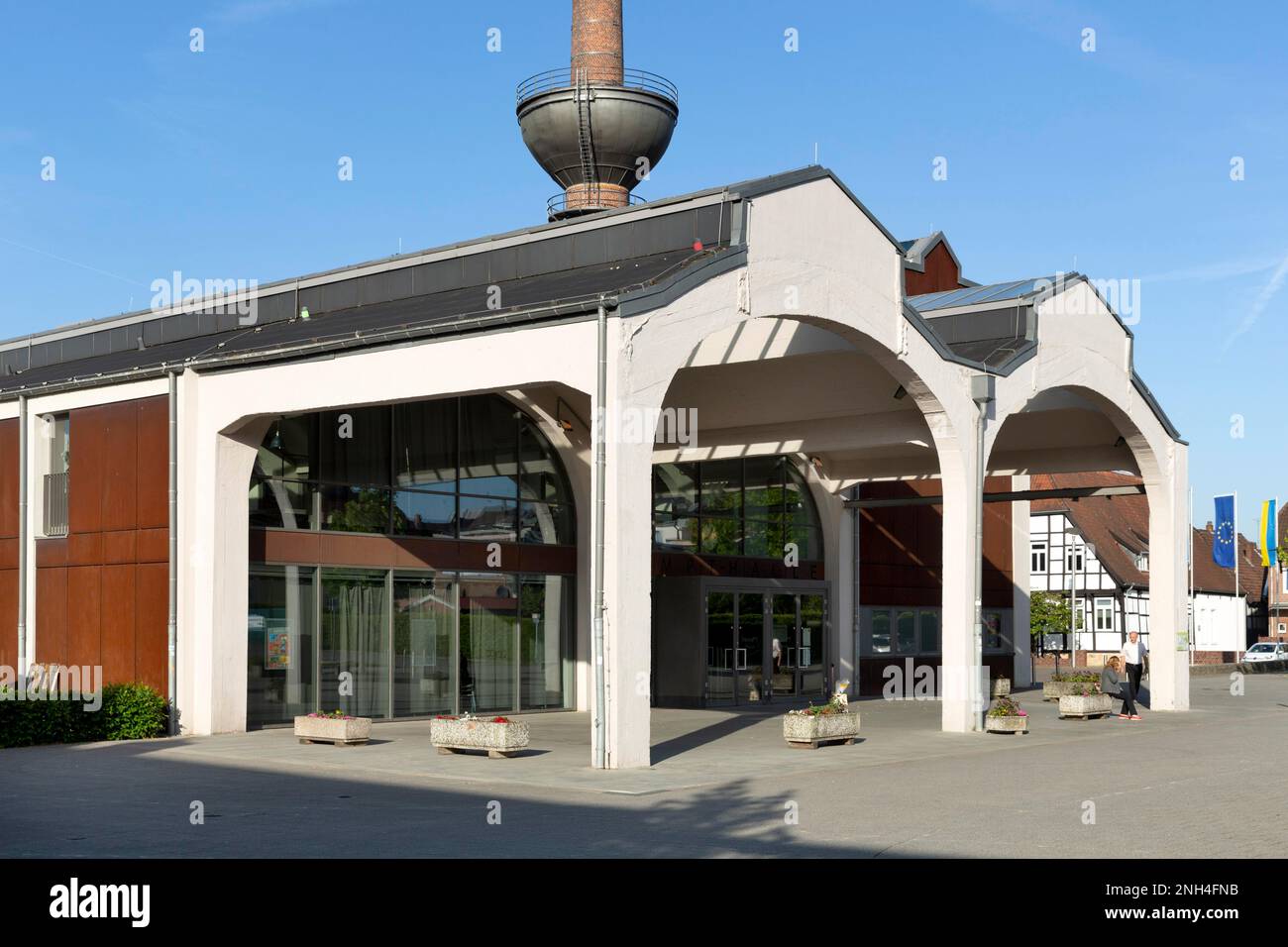 Annealing furnace hall of the former Gempt wire rope factory, now ...