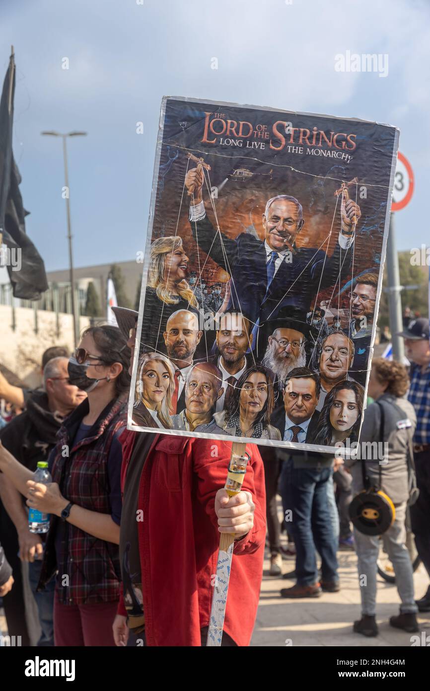 Benjamin netanyahu poster hi-res stock photography and images - Alamy