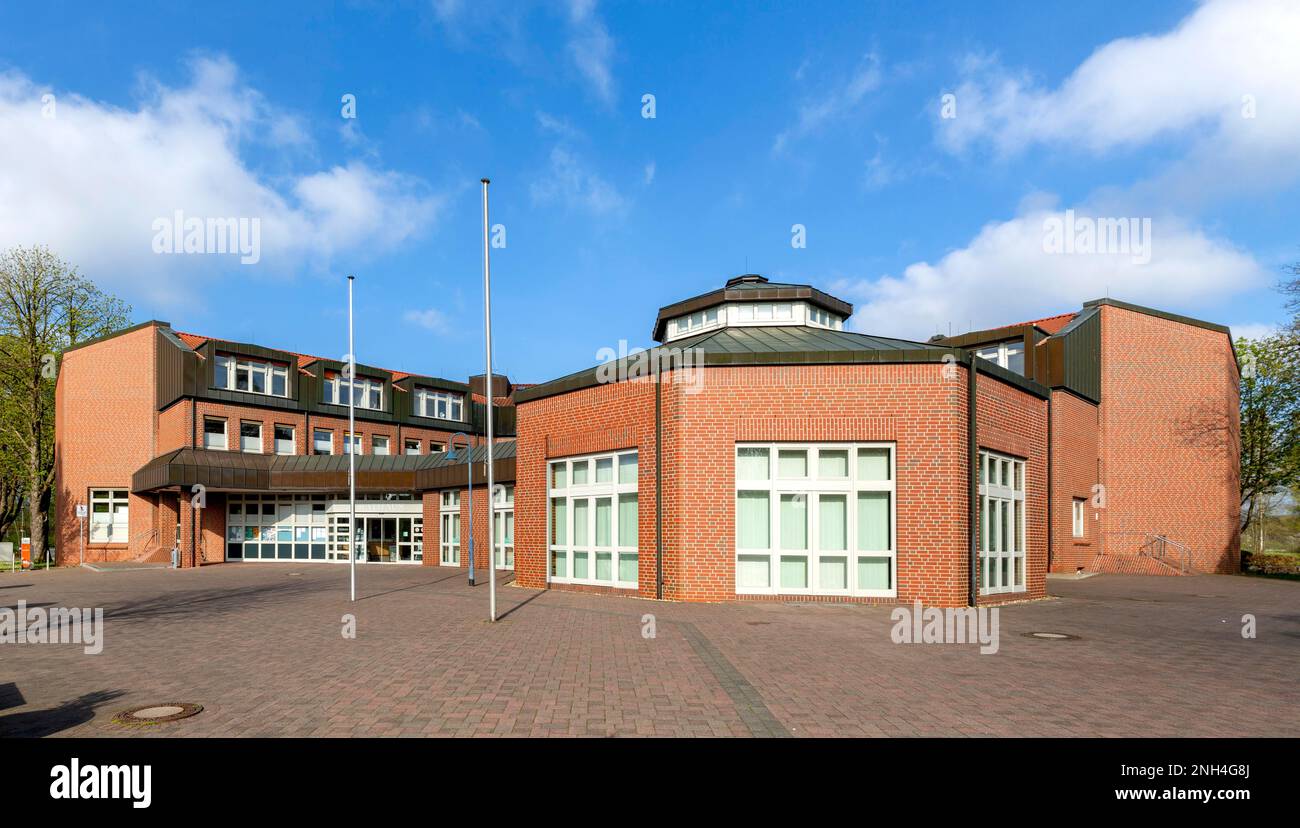 Town Hall of the Municipality of Schermbeck, Schermbeck, Muensterland ...