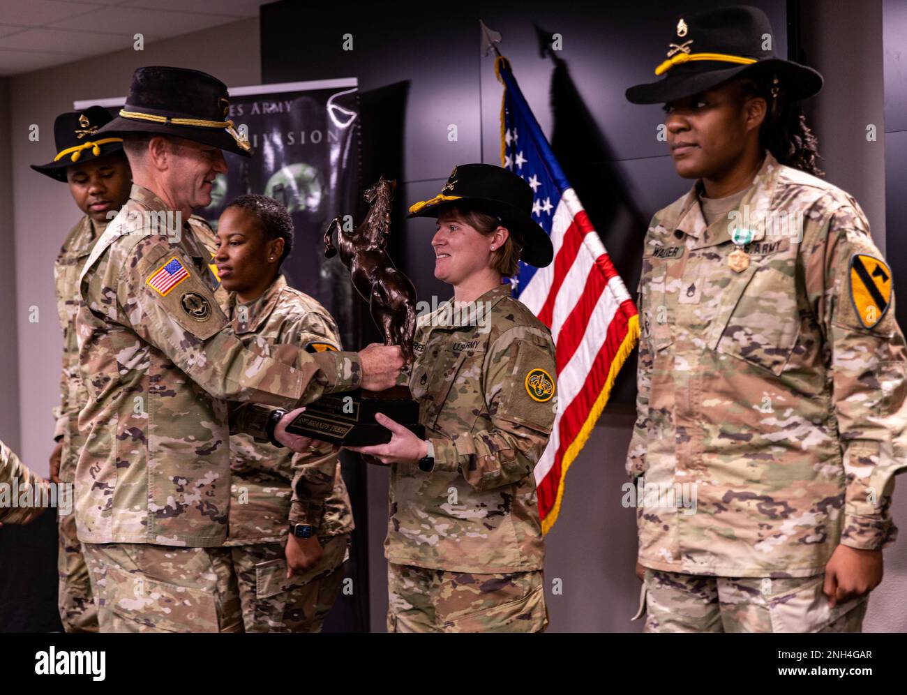 Maj. Gen. John B. Richardson IV, 1st Cavalry Division commanding ...