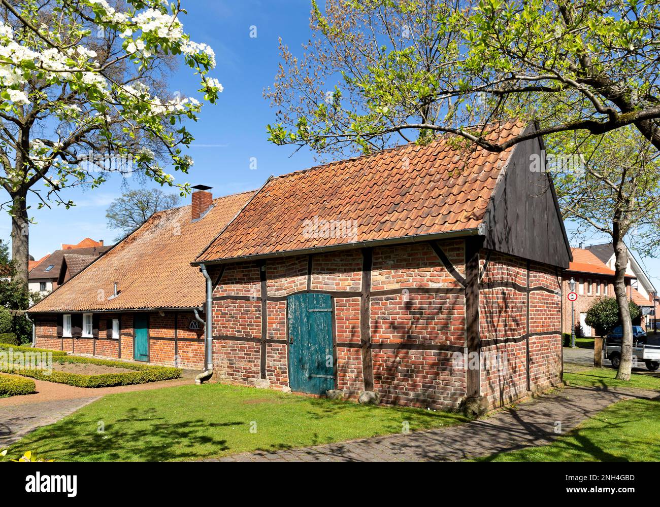 Uphave House, historic farmhouse, now a local history museum, Reken ...